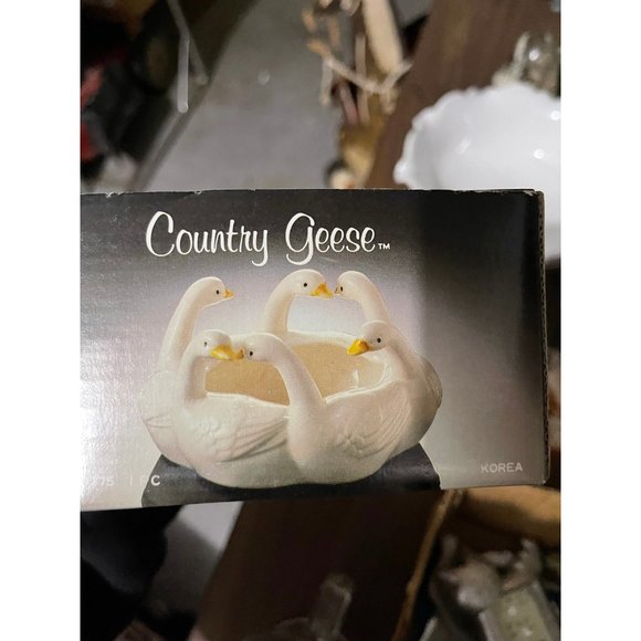Ron Gordon Design | Accents | Vintage Ceramic White Goose Bowl Ron ...